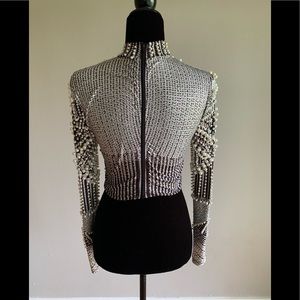 Tops | Rhinestone Crop Top | Poshmark